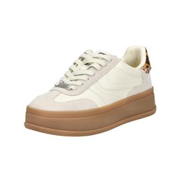 Plateausneaker Steve Madden "Steve Madden Sneaker Leder", Damen, Gr. 39, wei&szlig;, Leder, Schuhe Plateausneaker