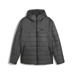 Winterjacke Puma "Essentials Wattierte Kapuzenjacke Herren", Herren, Gr. M, grau (dusky gray), Obermaterial: 100% Polyester; Futter: 100% Polyester; F&uuml;llung: 100% Polyester; Seitentasche &ndash; Oben: 100% Polyester; Seitentasche &ndash; Unten: 100% Polyester, Jacken Winterjacke