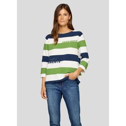 Sweatjacke Rabe "Sweatshirt", Damen, Gr. 38, grün, 76%Baumwolle 16%Polyester 8%Elastan, gerade, Sweatjacken
