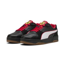 Sneaker Puma "Scuderia Ferrari RBD Break Low Sneakers Erwachsene", Damen, Gr. 39, wei&szlig; (schwarz, wei&szlig;), Obermaterial: Synthetik, Kuhleder, Textil. Futter: Textil. Innensohle: Textil. Laufsohle: Gummi, Schuhe Sneaker