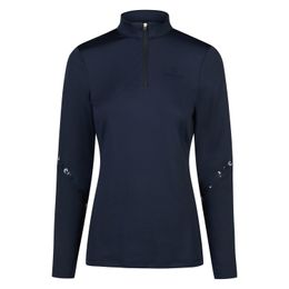 Pikeur SPORTS Funktions-Zip-Shirt blau Damen 32