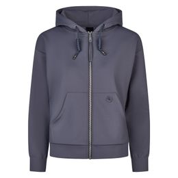 Pikeur Athleisure Oversized Hoody Jacket graphite blue Damen 36