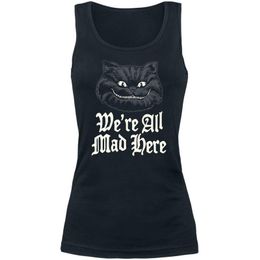 Alice im Wunderland We're All Mad Here Tank-Top schwarz in XXL 47831