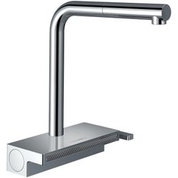Hansgrohe Aquno Select M81 Einhebel-Küchenmischer 250, Ausziehauslauf, 2jet