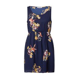 ABOUT YOU Kleid 'Viveka' Damen Gr&ouml;&szlig;e 44 hellblau / dunkelblau / gelb / rot