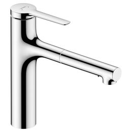 Hansgrohe Zesis M33 Einhebel-Küchenarmatur 160, Ausziehbrause, 2 Strahlarten, Schlauchbox (sBox) lite