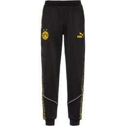 Puma Borussia Dortmund Trainingshose Herren - schwarz - Gr. M - Polyester/Baumwolle