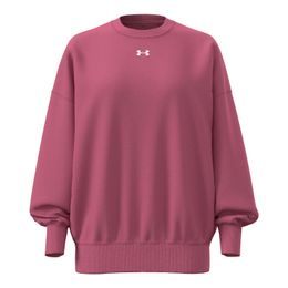 Under Armour Damen Sweatshirt Rival Fleece Fuchsia Dusk/White (Gr&ouml;&szlig;e: L)