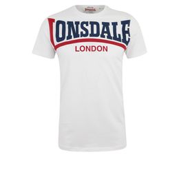 Lonsdale T-Shirt 'Creaton' Herren Gr&ouml;&szlig;e M navy / rot / wei&szlig;