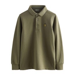 next Poloshirt Jungen Gr&ouml;&szlig;e 164 gelb / khaki / schwarz