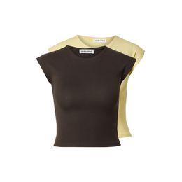 Studioselect T-Shirt 'Jasmin' Damen Gr&ouml;&szlig;e M braun / gelb