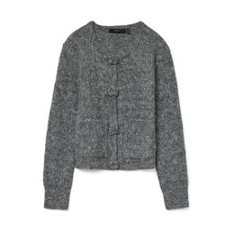 V&eacute;ro Moda Vero Moda Strickjacke 'VMBLOSSOM' Damen Gr&ouml;&szlig;e S graumeliert
