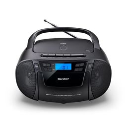 K&auml;rcher Karcher RR 5045 Boombox mit CD/MP3- & Kassettenplayer, USB
