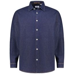 Jack & Jones Gro&szlig;e Gr&ouml;&szlig;en Jack&Jones Jeanshemd mit Biobaumwolle Farbe dunkelblau Gr&ouml;&szlig;e: 7XL