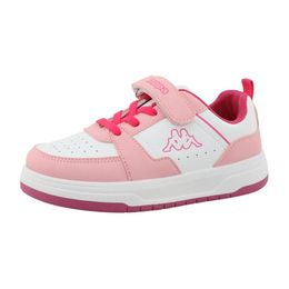 Kappa Sneaker Jungen Gr&ouml;&szlig;e 33 pink / rosa / wei&szlig;