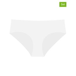 Dorina 2er-Set: Pantys in Wei&szlig; - 62% | Gr&ouml;&szlig;e L | Damen-unterteile