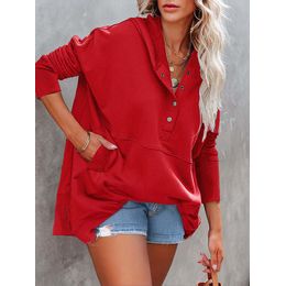 LA Angels Hoodie in Rot - 50% | Größe M | Damen-sweatshirts-jacken