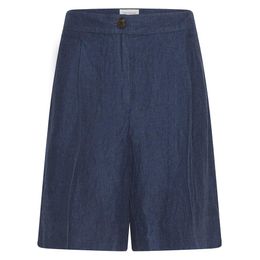 MOSS COPENHAGEN Leinen-Bermuda in Dunkelblau - 48% | Gr&ouml;&szlig;e XL | Shorts