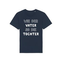 WOOOP Shirt "Wie der Vater" in Dunkelblau - 42% | Gr&ouml;&szlig;e L | Herren-plussize
