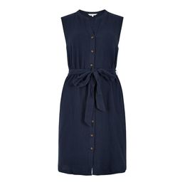 Apricot Textured Cotton Button Down Mini Dress ' ' Damen Gr&ouml;&szlig;e 44 navy Winterkleid