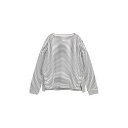 Tom Tailor Damen Sweatshirt mit Streifenmuster, blau, Gestreift, Gr. L