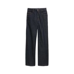 Tom Tailor Damen TTMADINA WIDE Jeans, blau, Uni, Gr. 28/32