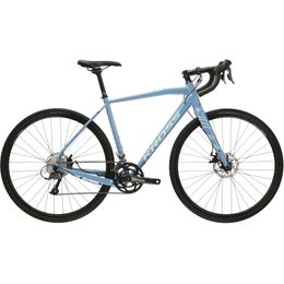 KROSS Gravelbike "Gravelbike Esker 1.0", 51cm, 28 Zoll (71,12cm) hinten: 28 Zoll (71,12cm), blau, Fahrr&auml;der
