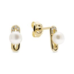 Christ Earrings female Yellow size One Size