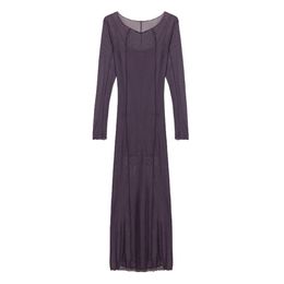 No Matter What Dress female Purple size L