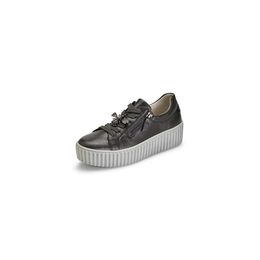 Gabor - Plateau-Sneaker, grau, Gr. 42 - Leder