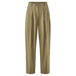 Peter Hahn - Wide Fit-7/8-Hose, gr&uuml;n, Gr. 22 - Baumwolle