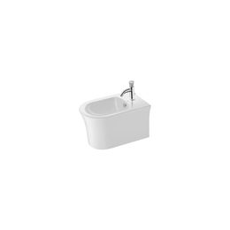 Duravit Wand-Bidet White Tulip 37x54cm, m HL, &Uuml;L, Hahnlochbank, wei&szlig; (2293150000)