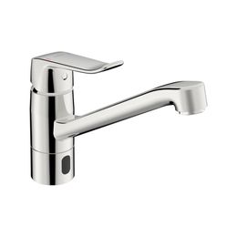 Hansa Infrarot-Sp&uuml;ltischarmatur HansaCARE Hybrid/Bluetooth, Batt, Ausl. 214mm, chr (46132209)