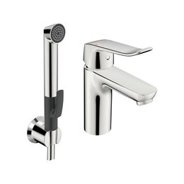 Hansa Waschtisch-Einhebelmischer HansaCARE o Ablg, He. lg, 1-str., Ausl. 114, chr (46282206)