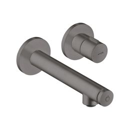 Hansgrohe Fertigset Axor Uno Select UP-Waschtisch-Einhebelmischer, m Ausl. 158mm, brush. bla vc (45112340)