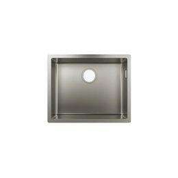 Hansgrohe Unterbausp&uuml;le 500 S719-U500 498x398mm, 1 Hauptbe., o. HL, Edelstahl (43427800)