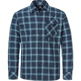 Sch&ouml;ffel Sch&ouml;ffel Poplar Herrenhemd dunkelblau 48 - Herrenshirts, -hemden & -pullover