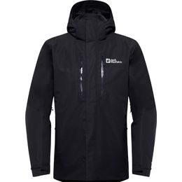 Jack Wolfskin Jasper Herren Doppeljacke schwarz M - Herrenjacken