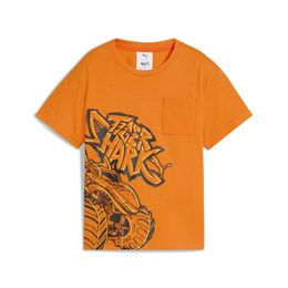 Puma Shirt 'Puma x Hot Wheels Monster Trucks' boy Orange size 98