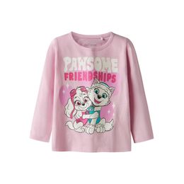 Two Soon Shirt 'Paw Patrol' M&auml;dchen Gr&ouml;&szlig;e 122/128 ecru / pink / rosa / schwarz