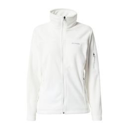 Columbia Athletic Fleece Jacket 'Fast Trek II' female size XS Light grey / White