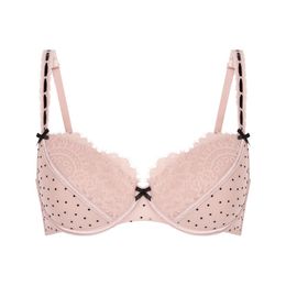 Hunkemöller Hunkemöller BH 'Dorothy' Damen Größe 75 rosa / schwarz