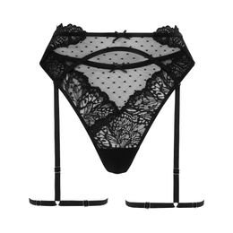 Hunkem&ouml;ller Hunkem&ouml;ller Thong 'Posie' female Black size S