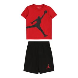Jordan Set 'JUMBO' Jungen Gr&ouml;&szlig;e 98/104 dunkelrot / schwarz