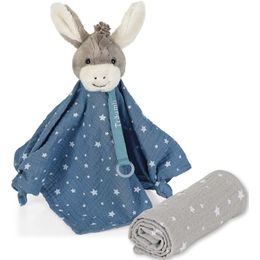 Schmusetuch Sterntaler "Träumli-Set Emmi", Baby, blau, Flausch, Jersey, Schnuffeltücher