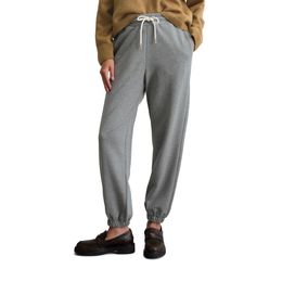 Marc O'Polo Jerseyhose MARC O'POLO "aus reinem Organic Cotton", Damen, Gr. S, Normalgr&ouml;&szlig;en, light grau melange, Sweatware, Obermaterial: 100% Baumwolle, unifarben, skinny fit lang, Hosen Jerseyhose