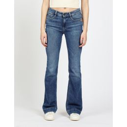 Gang Damen Schlagjeans "Gang Jeans Wide Flared 94MAXIMA FLARED"denim blau, Gr. 31, 94% Baumwolle, 4% Elastomultiester, 2% Elasthan, Jeans