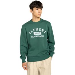 Sweatshirt Element "Home Team", Herren, Gr. S, gr&uuml;n (dunkelgr&uuml;n), 55% Baumwolle, 25% Baumwolle, 20% Polyester, Sweatshirts Sweatshirt