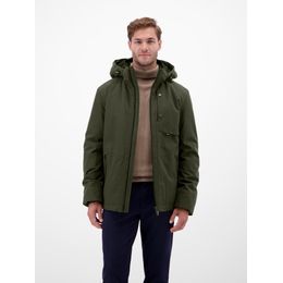 Blouson Lerros "Lerros Herren Blouson in Stukturoptik", Herren, Gr. L, original olive, 100% Polyester, Jacken, Wasser- und windabweisend