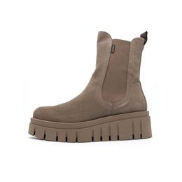 Nero Giardini Chelsea Boots Damen Gr&ouml;&szlig;e 38 dunkelbeige Winterschuhe